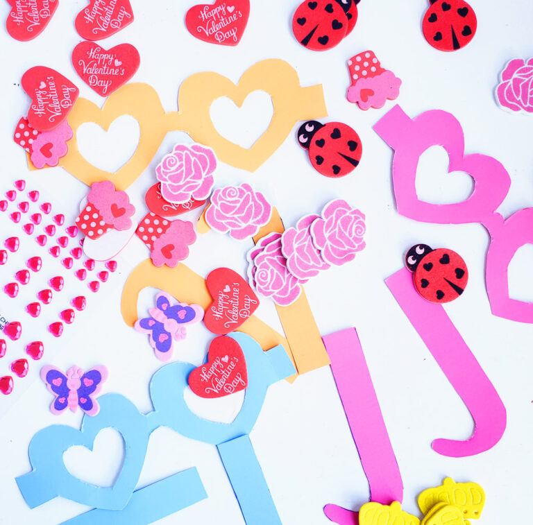 Cute Valentine’s Day Heart Glasses - Little Eats & Things
